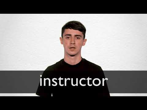 INSTRUCTOR definition and meaning | Collins English Dictionary