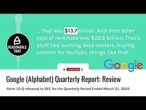 Google (Alphabet) Quarterly Report to end of March 2025: Review for Investors