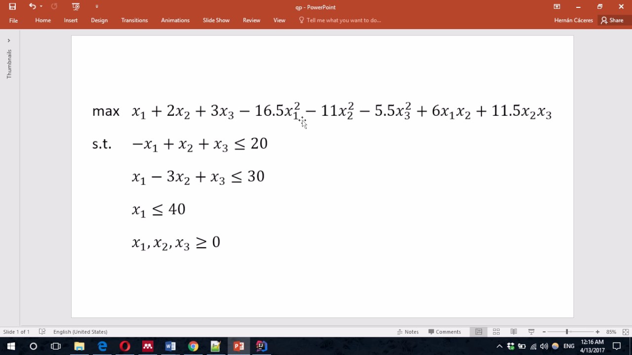 CPLEX & Java 7. Solving problems with a quadratic objective