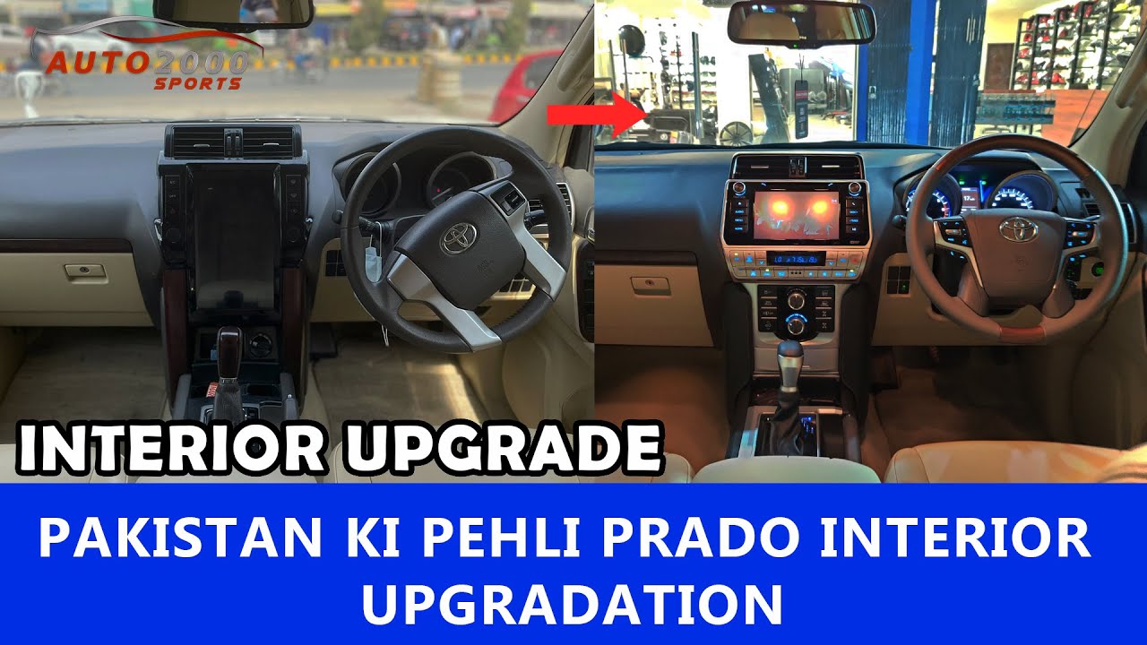 All-New Interior Upgrade for Toyota Land Cruiser Prado 2013 to 2021 |Before & After