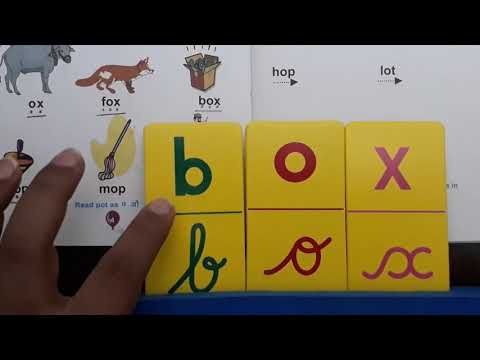 Reading of "ox" and "op" words