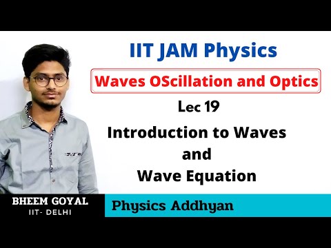 Introduction to Waves and Wave Equation Video Lecture - Crash Course for IIT JAM Physics