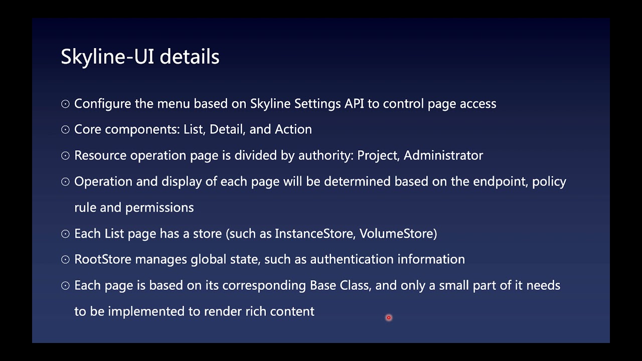 skyline technical overview