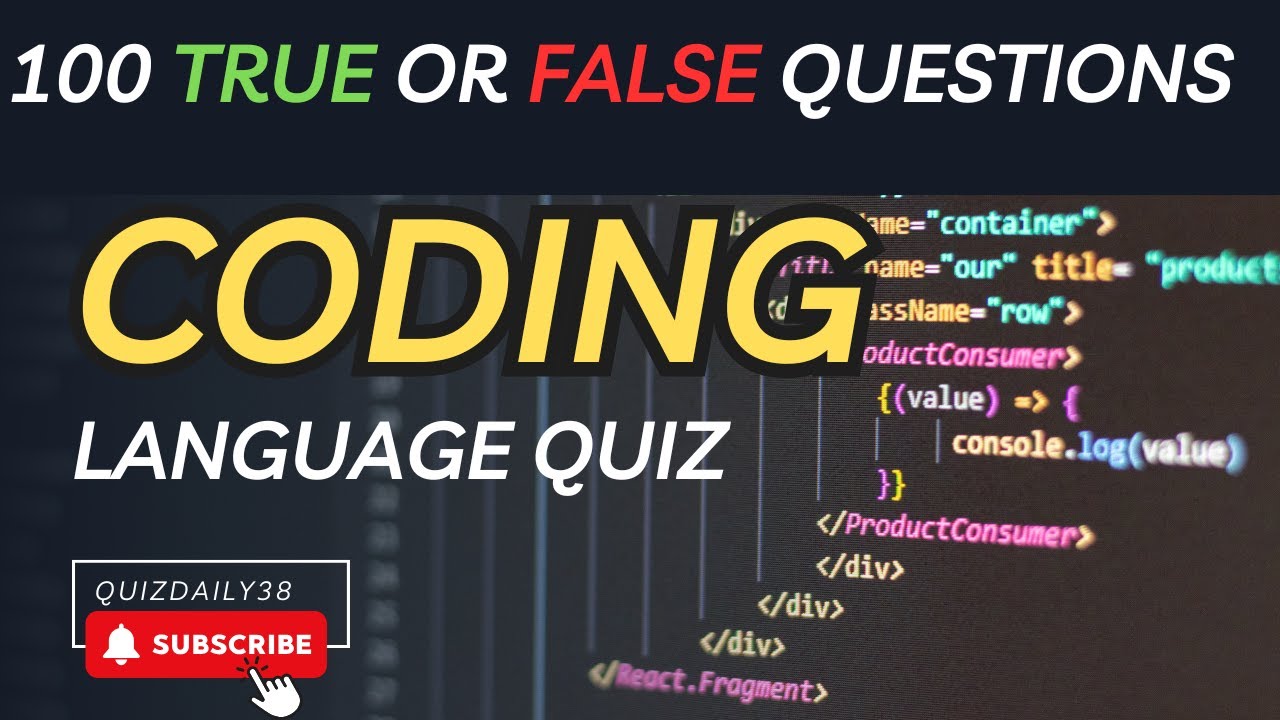 🚀 Ultimate Coding Languages Quiz | Test Your Knowledge of Programming Languages! 💻