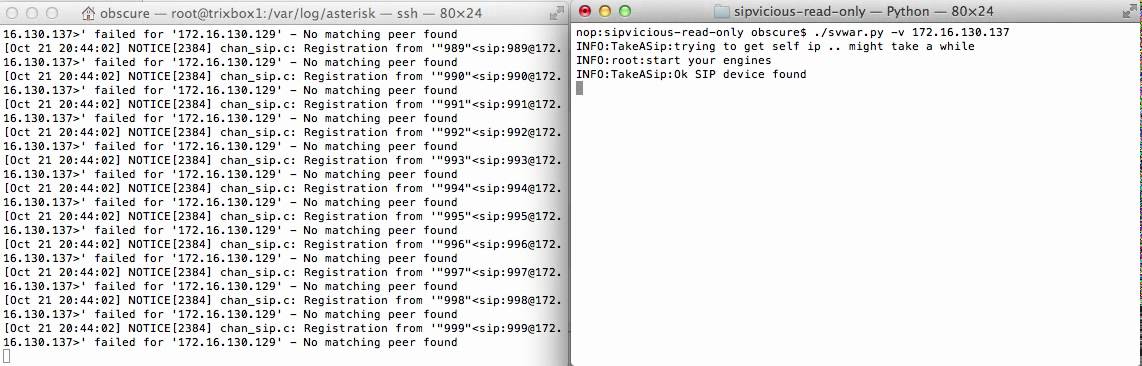 Svwar and Asterisk logs