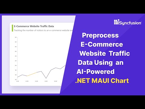 How to Visualize Missing Web Traffic Data Using AI in .NET MAUI Chart