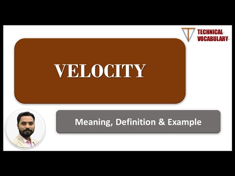 What is Velocity in Agile | Meaning of Velocity | Definition of Velocity | Technical Vocabulary
