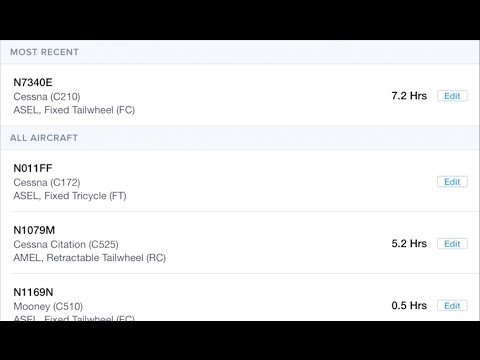 ForeFlight Feature Focus: Logbook CFI Currency & Aircraft Details