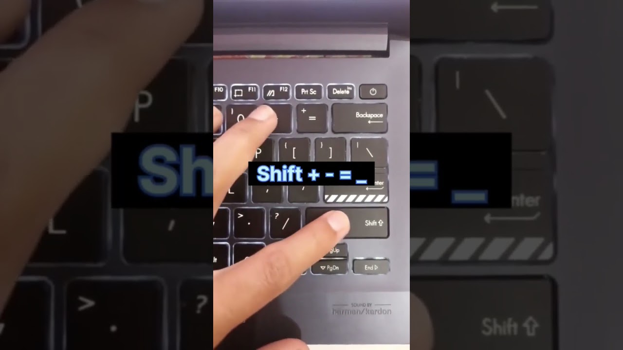 How to press underscore #shorts #shortsyoutube