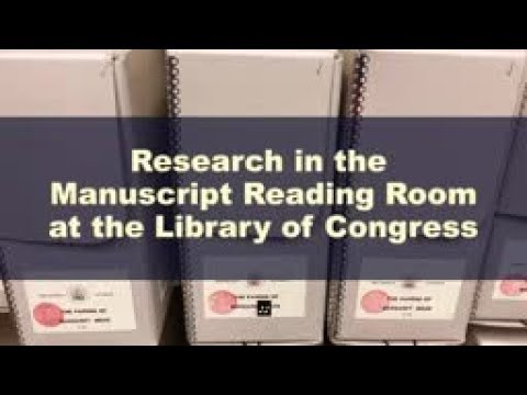 Research in the Manuscript Reading Room