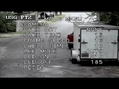 How to find and control your PTZ OSD On Screen Display