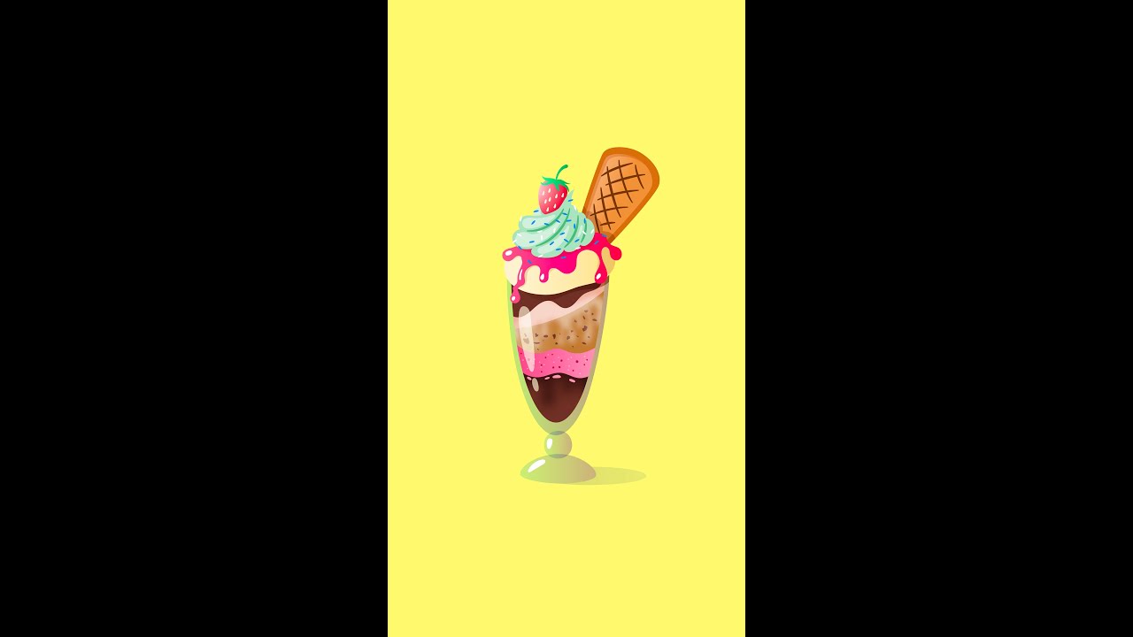 Ice Cream Vector 2 - Speed Art