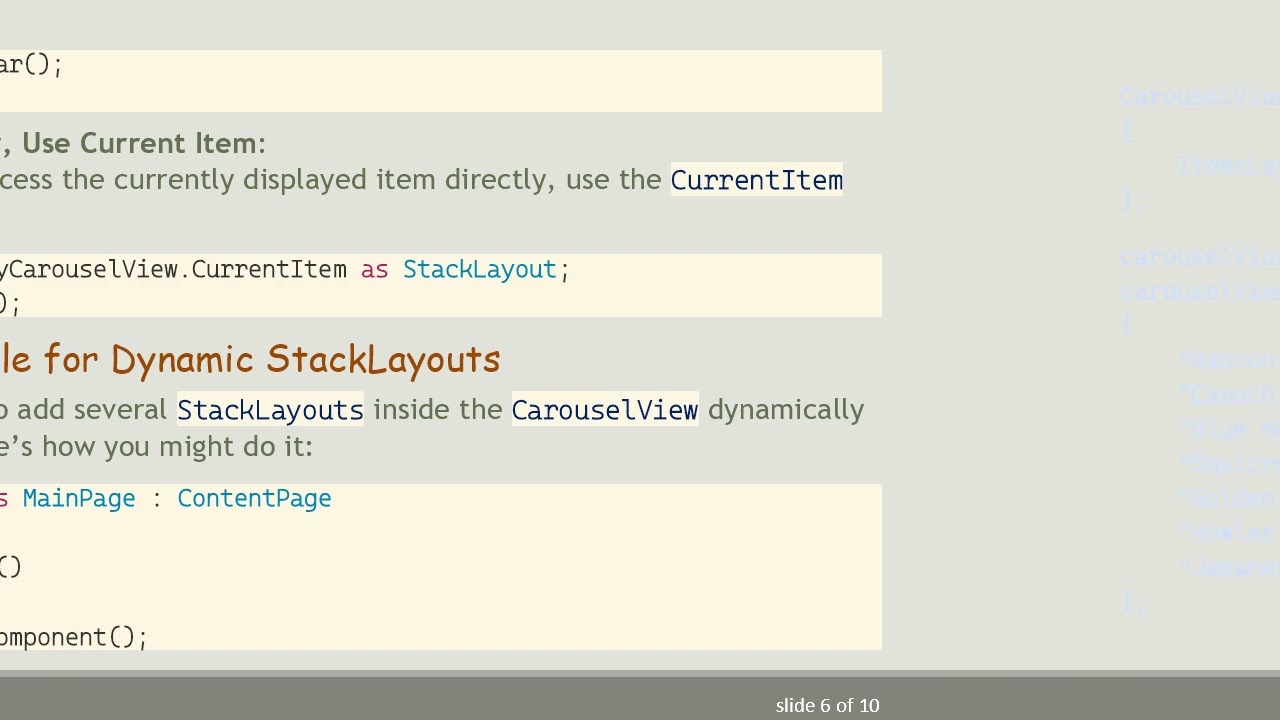 Solving the Xamarin.Forms StackLayout Naming Issue Inside a DataTemplate