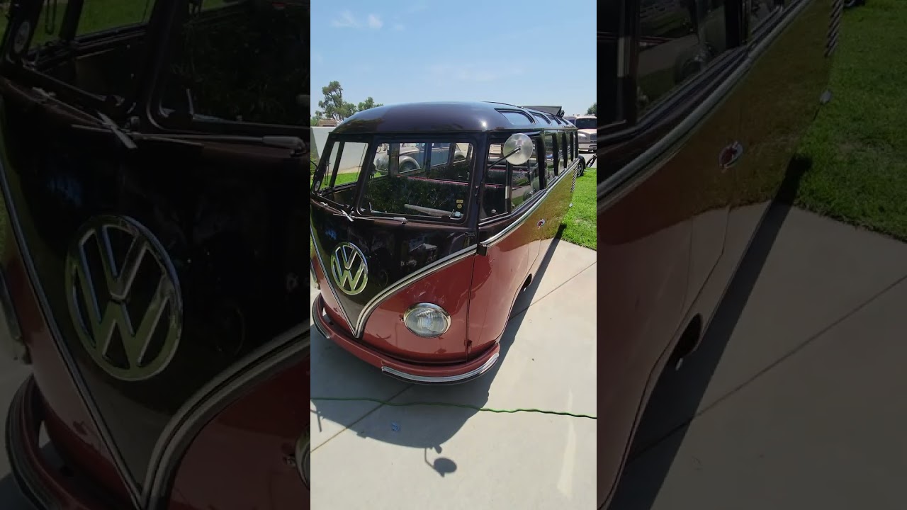 Rare 1952 VW Samba Barn door 23 window 1952