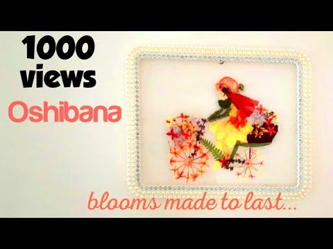Flower Art Diy | Oshibana-art of pressed flowers| Blooms made to last|Press dried Flower art DIY 27