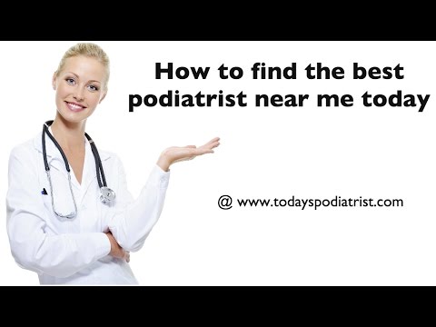 Find The Best Podiatrist today @ www.todayspodiatrist.com