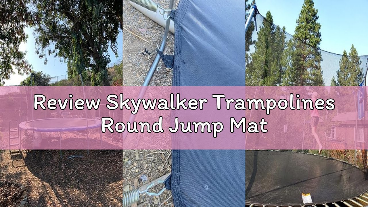 Review Skywalker Trampolines Round Jump Mat