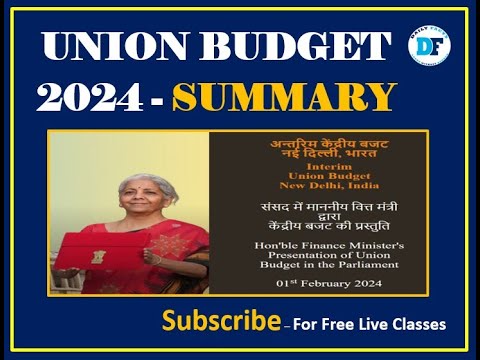Union Budget 2024 Summary