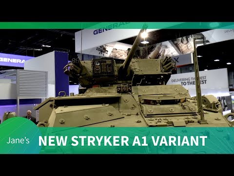 AUSA 2019: Stryker A1 IM-SHORAD and MCWS variants