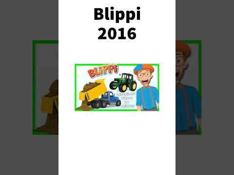 Evolution Of Blippi/Stevin John (Credits:Blippi) #shorts