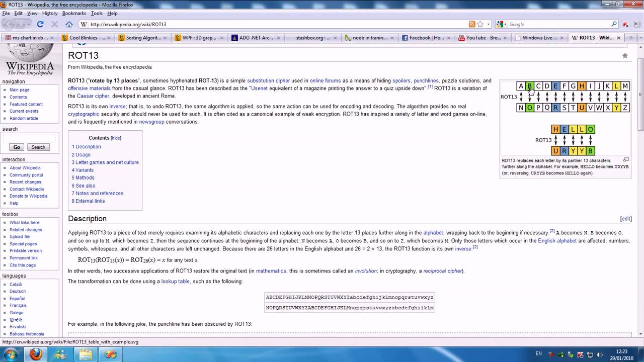 ROT13 Encryption Method Tutorial - Codecall.net
