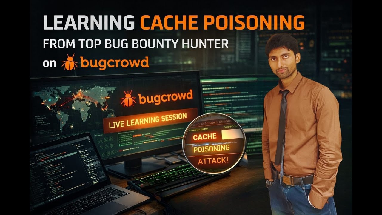 Cache Poisoning Session from Ankit Singh | Top Bugcrowd Hunter | India's Biggest Live Hacking Event
