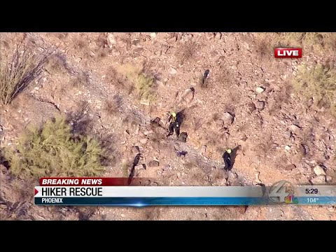Phoenix hiker rescued after becoming overheated