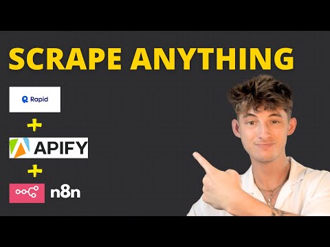 How I Scrape Anything with Apify and n8n (100% Automated!)