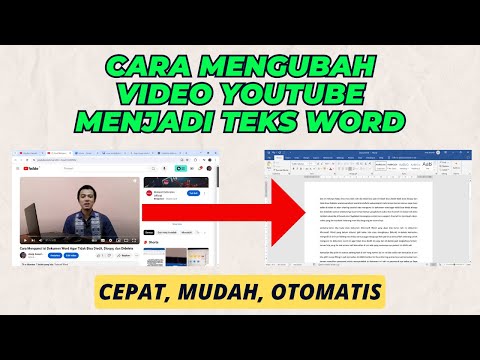 Cara Mengubah Video Youtube Menjadi Teks Word Dengan Mudah dan Cepat