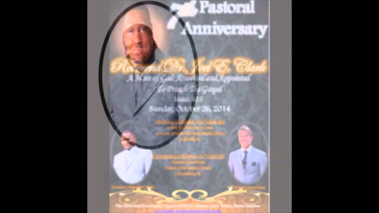 7th Pastoral Anniversary Invitation for Reverend Dr. Joel E. Clark