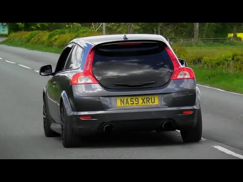 Volvo C30 T5 - Accelaration And 5 Cylinder Exhaust Sound!!