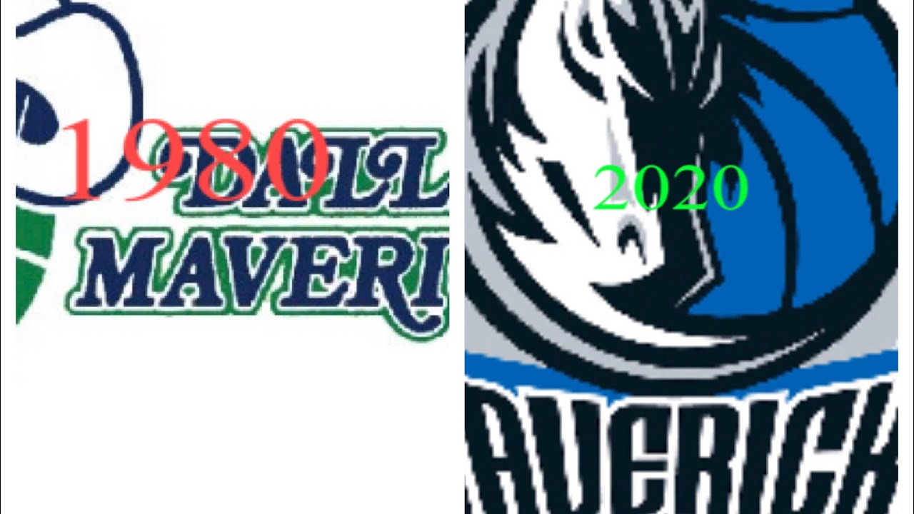 Evolution Of The Mavericks Logo 1980-2020