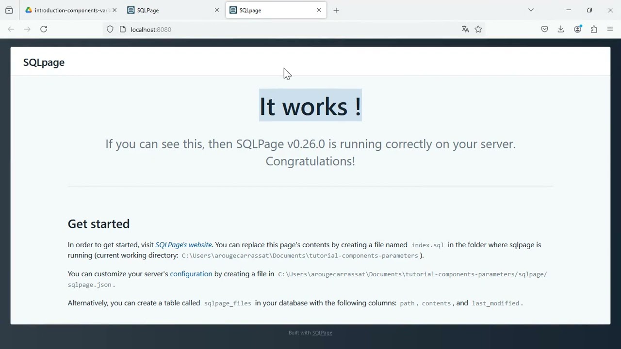 Getting Started with SQLPage: Setup Guide (2)