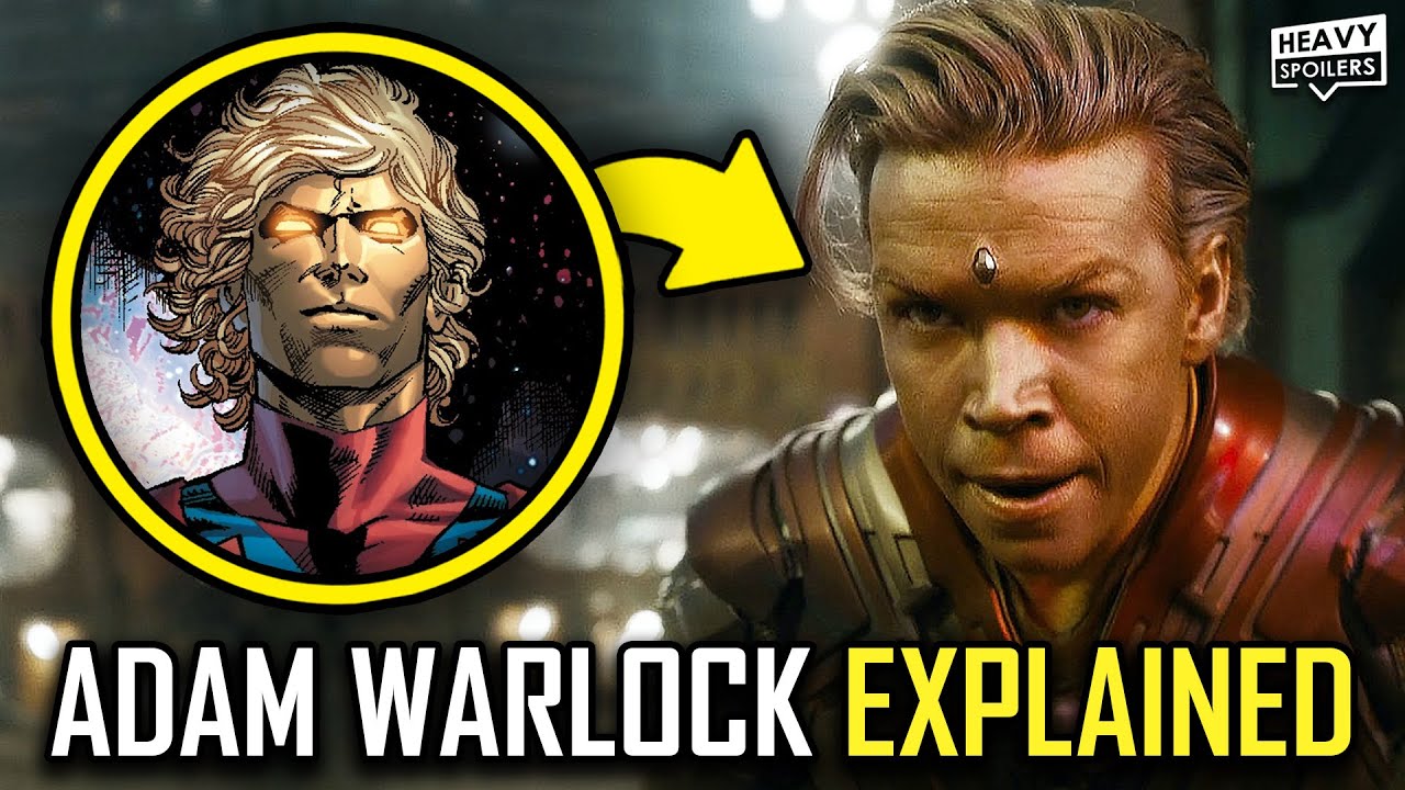 GUARDIANS OF THE GALAXY Vol 3 Adam Warlock Explained | Comic History, Powers & Movie Differences