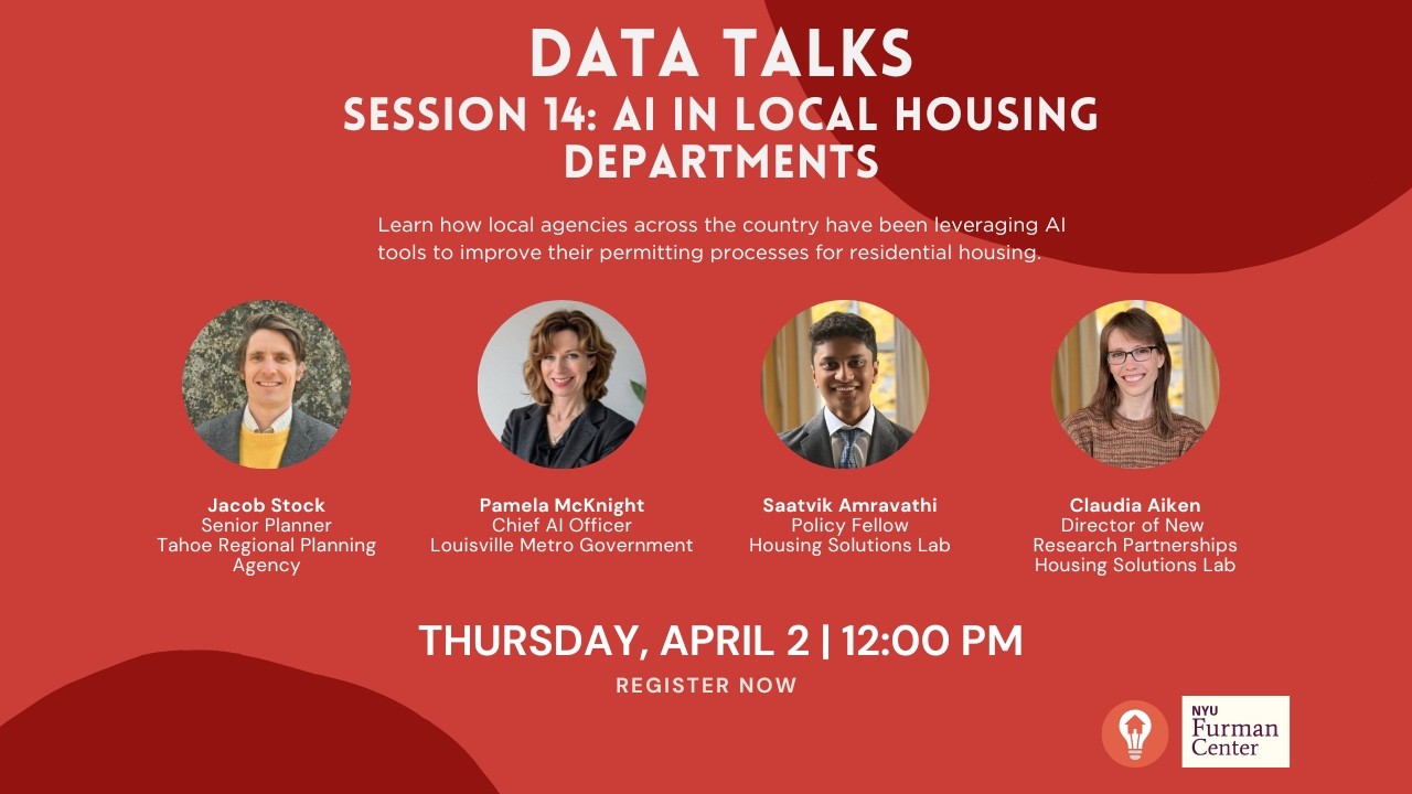 Data Talks 14: AI in Local Housing Departments