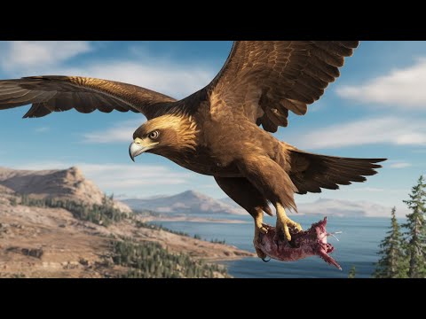 🔥The Majestic Eagle's Hunt: Tales of the Sky's Apex Predator