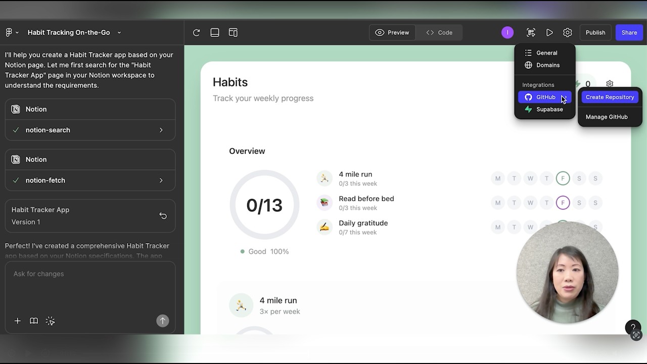 Figma Make → GitHub (rolling out next week)