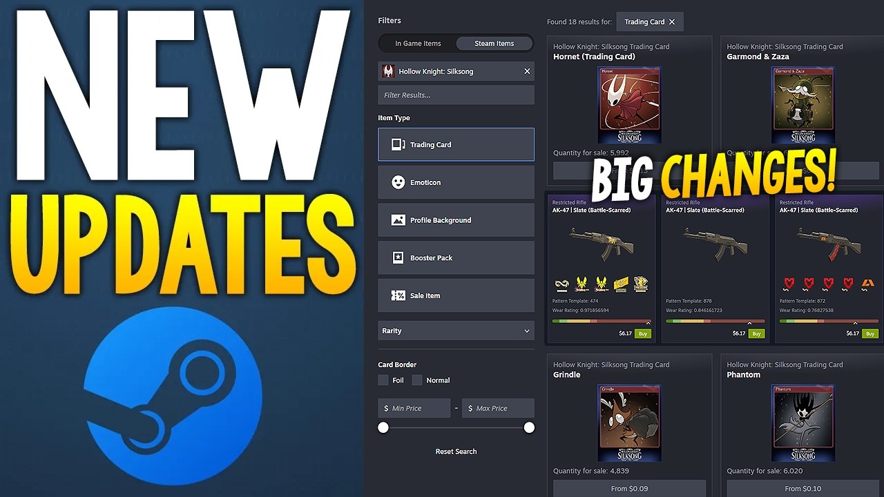HUGE NEW Steam CHANGES and UPDATES JUST REVEALED!