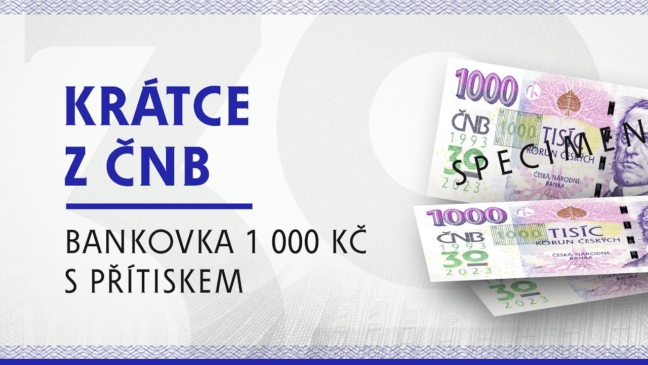 Czechy - banknot okolicznościowy - Nowości ze świata monet i banknotów