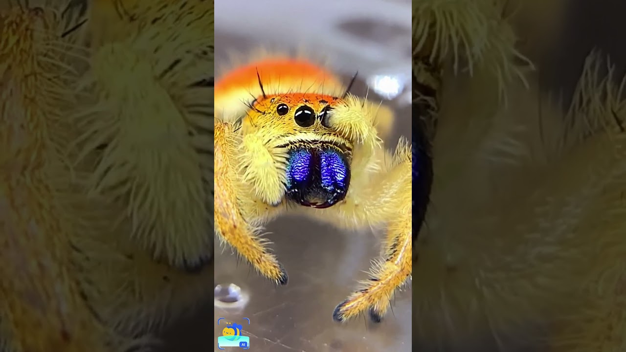 This spider has more striking colors than others of its kind. #bugidentifier #insectidentification