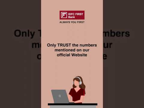 Customer care helpline | IDFC FIRST Bank