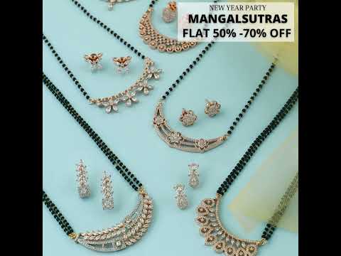 Gorgeous American Diamond Mangalsutras for Women! Shop Mangalsutras Online - BlingBag