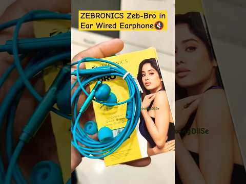 ZEBRONICS Zeb-Bro in Ear Wired Earphones Green 💚 #sale #amazon #ytshorts #shortsvideo
