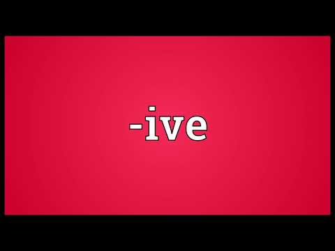 ive Meaning | Wordogram