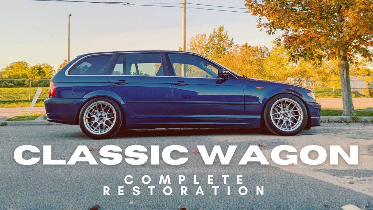 Full BMW E46 Wagon Restoration in 20 Minutes! Mechanical, Paint & Interior Transformation!