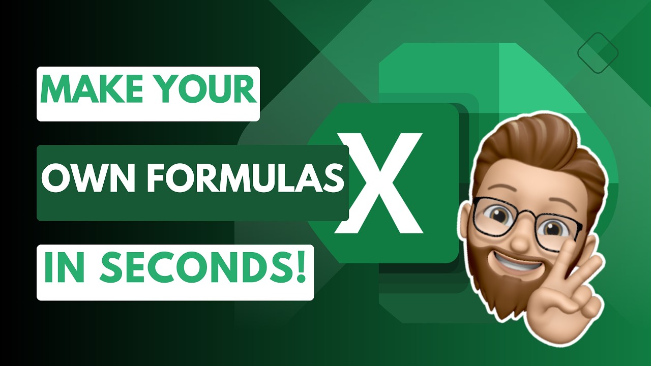🤯 Make Your Own Custom Formulas with Excel's LAMBDA Function!