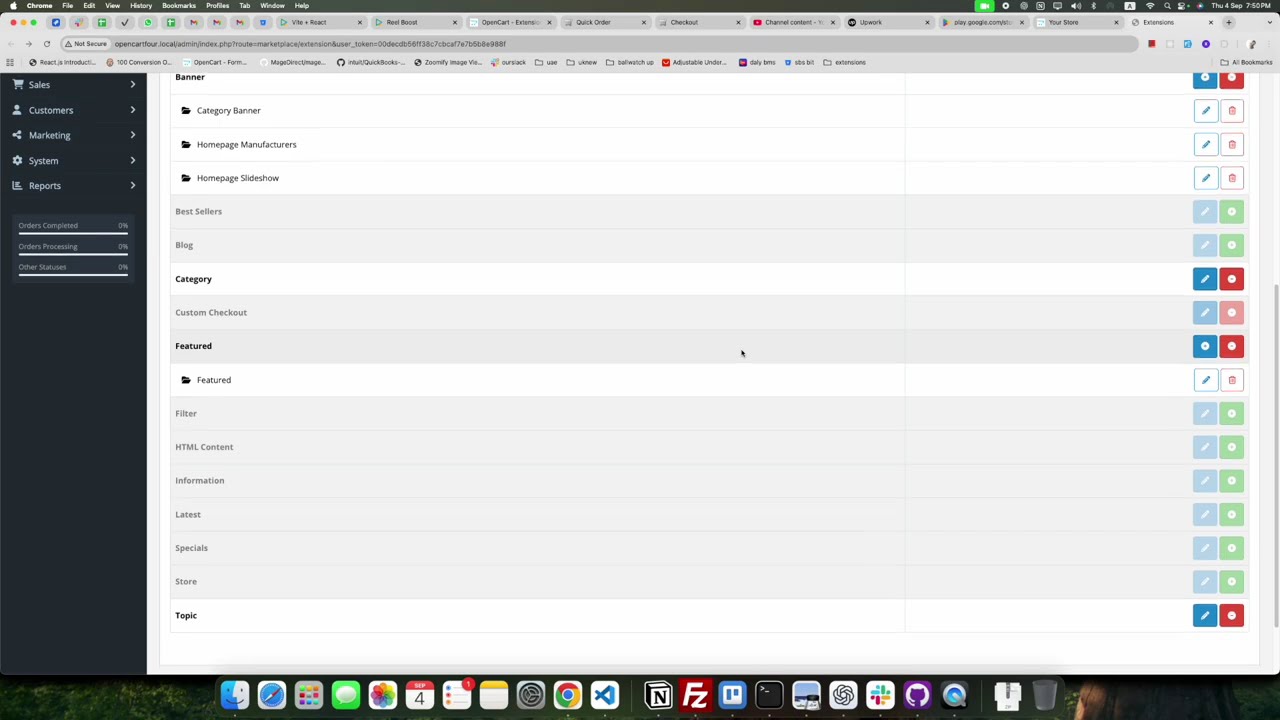 opencart 4 extension development overview , ocmod  and module