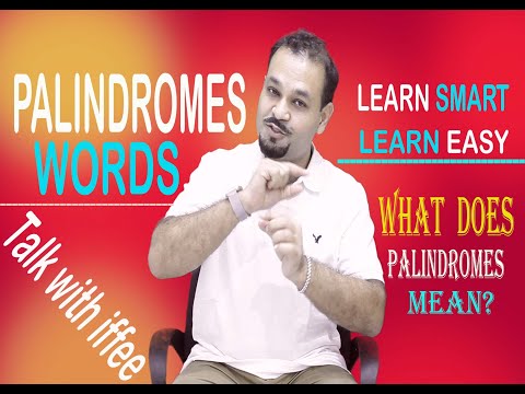 Palindromes words - What does Palindromes mean? Learn English with Grace