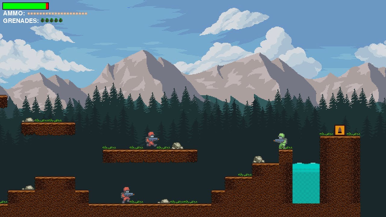 Python Scrolling Shooter Game Demo Made in PyGame