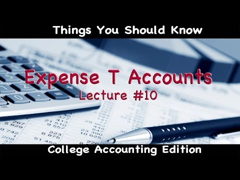 Expense T Accounts – Things You Should Know
